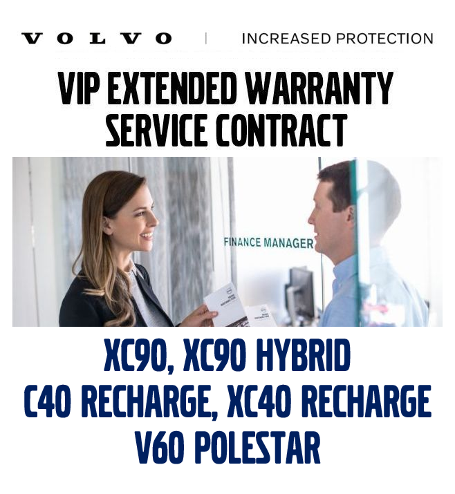 Purchase Volvo VIP Extended Warranty Service Contract Online - XC90, XC90 Hybrid, C40 Recharge ...